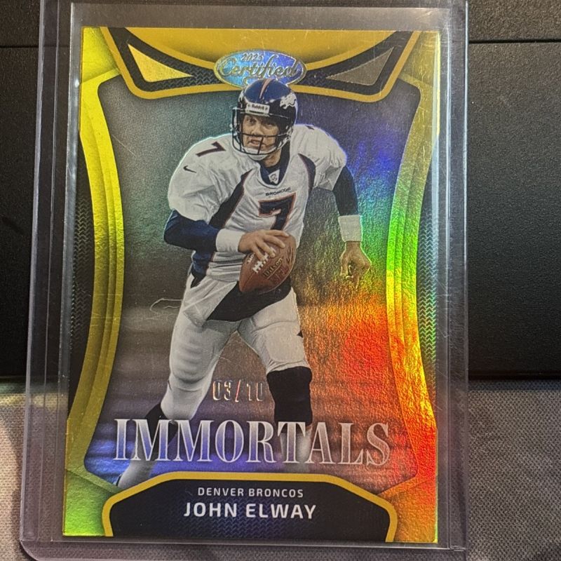 2025 Panini Certified Immortals Mirror Gold /10 (NFL) Checklist & Card ...