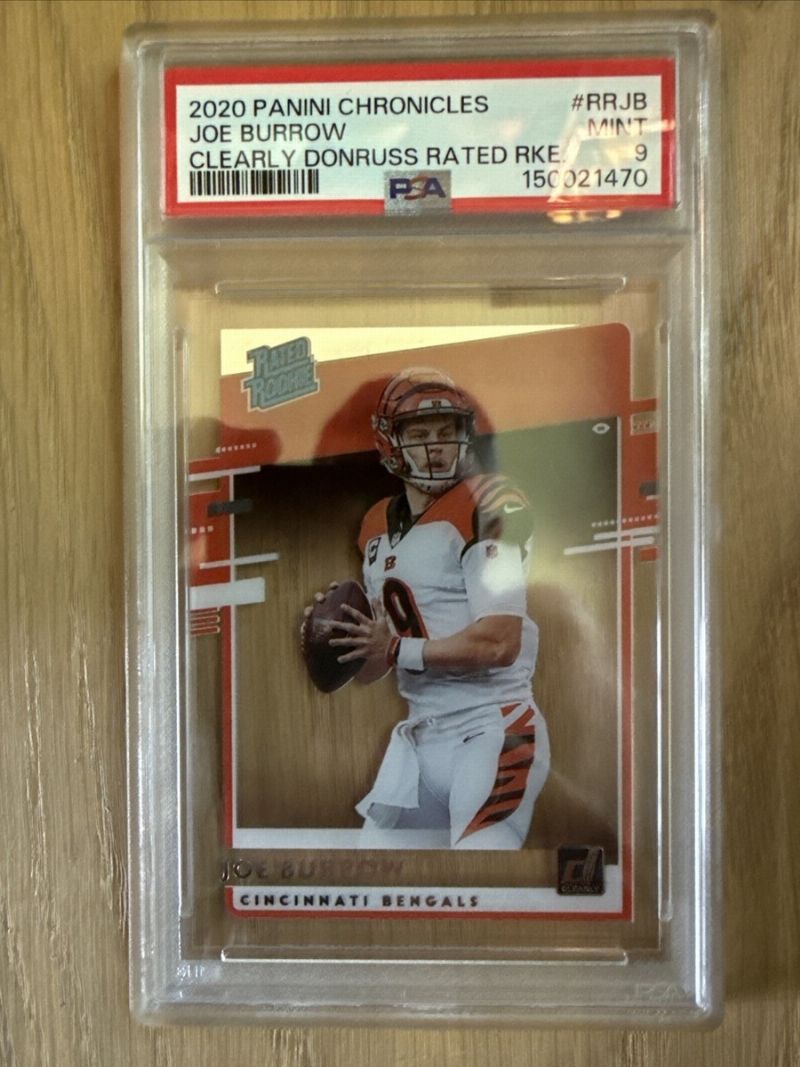Joe Burrow NFL Card Prices & Recent eBay Sales | Clector